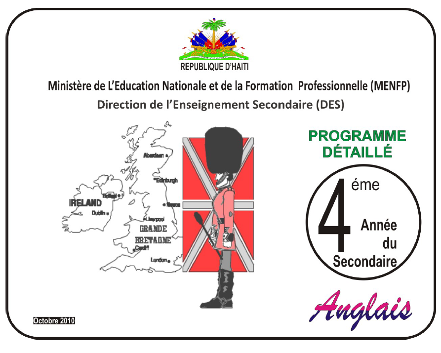 Anglais – 4ème Année Nouveau Secondaire – Platfòm MIT-Ayiti